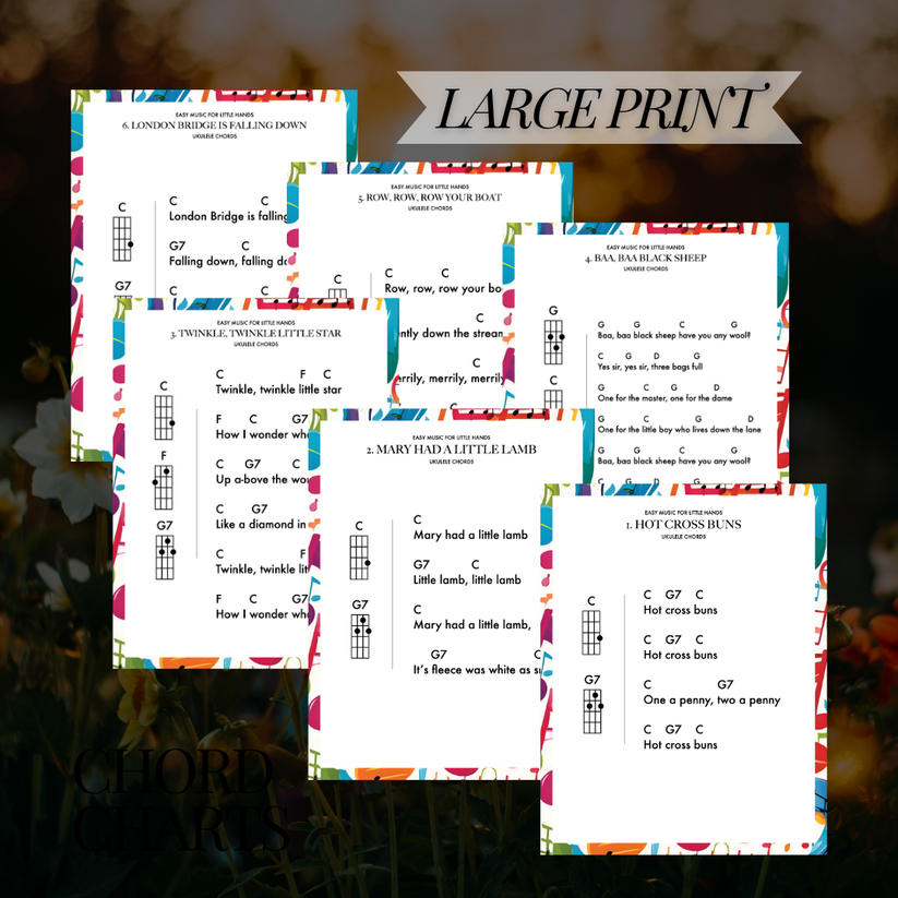 20 Easy Songs for Kids to Sing, Strum & Play: UKULELE Chord Songbook P ...