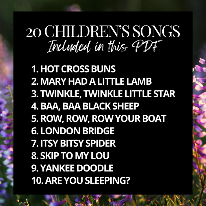 20 Easy Songs for Kids to Sing, Strum & Play: GUITAR Chord Songbook PD ...