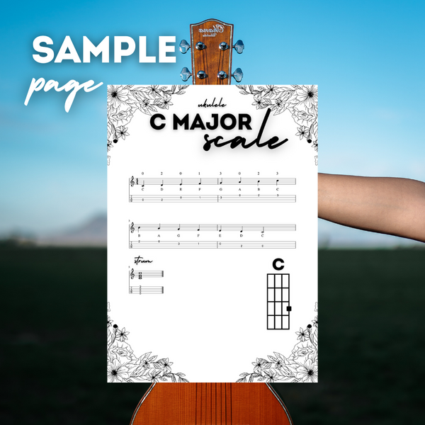 All Major Scales for Ukulele PDF Instant Download – Bernadette Teaches ...