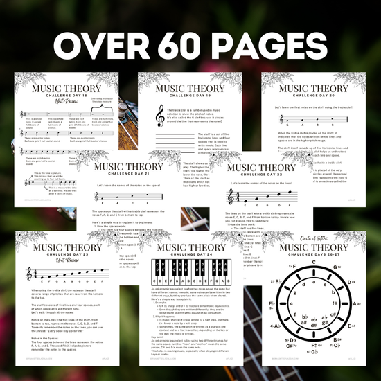 30 Day Music Theory Challenge PDF – Bernadette Teaches Music